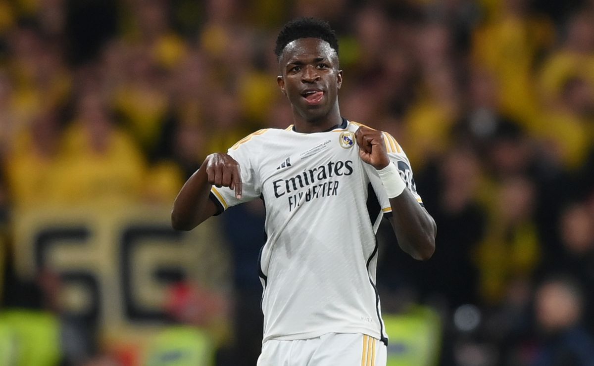 Vinicius scores for Real Madrid in a Champions League final again: 2024 ...
