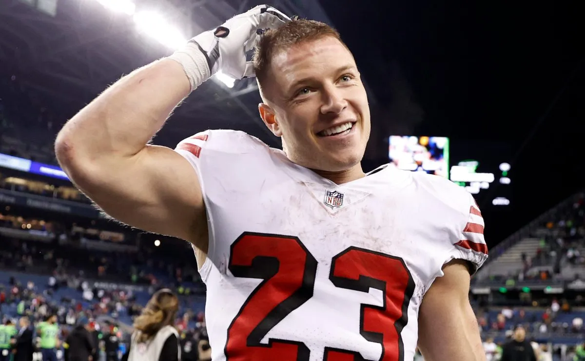 Is Christian McCaffrey playing today for 49ers vs Titans in 2025 NFL ...