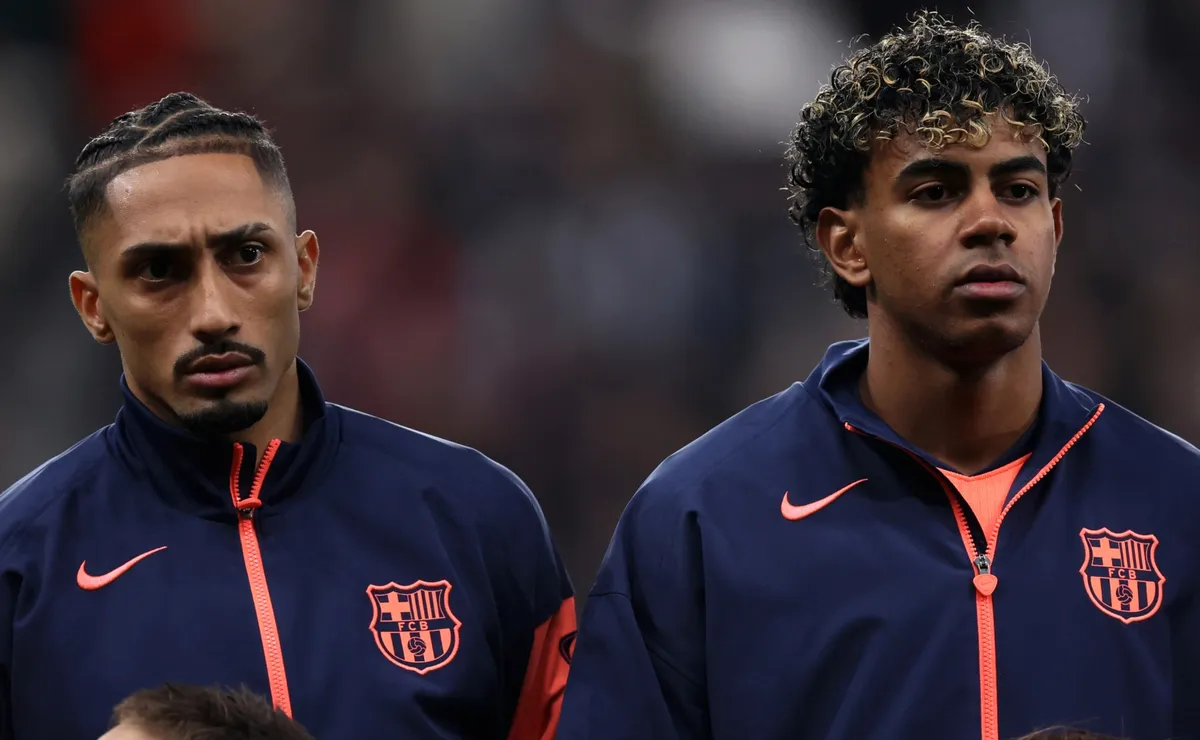 Why are Lamine Yamal, Raphinha not playing today for Barcelona vs ...