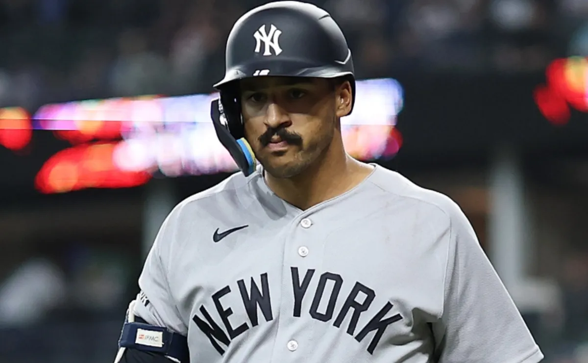 NY Yankees' Aaron Boone provides update after Trent Grisham exits with ...