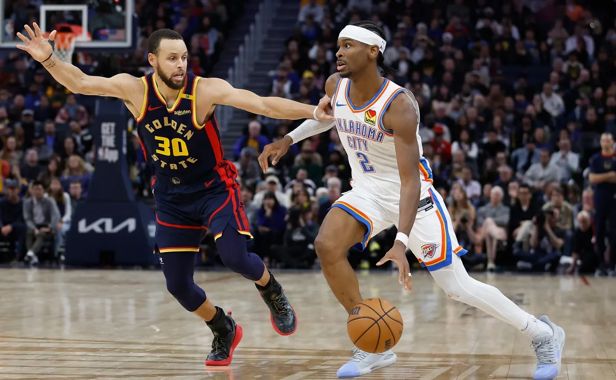 Shai Gilgeous-Alexander joins Stephen Curry on exclusive NBA playoff ...