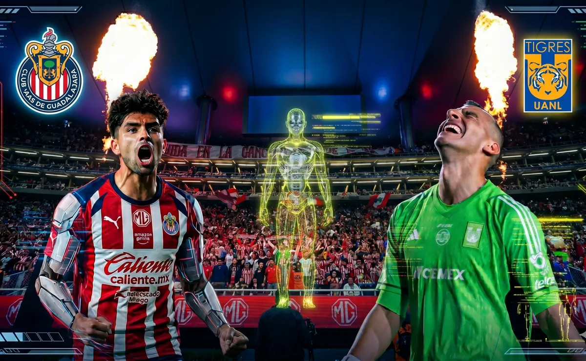 ¿Remontada? La IA dio su pronóstico para el Chivas vs. Tigres UANL