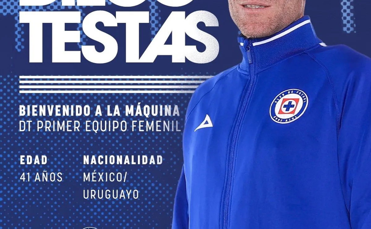 Diego Testas: quién es el nuevo DT de Cruz Azul femenil y su relación ...