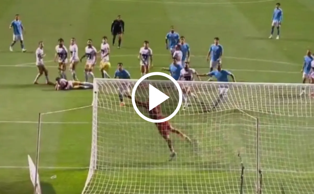 No se vio en TV: la otra toma del gol de Montaño en Cruz Azul - Pumas