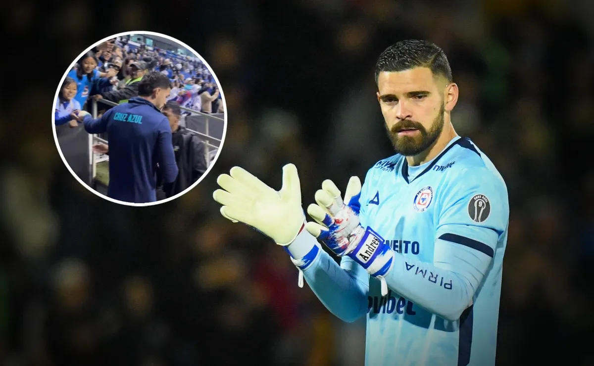 El gran gesto de Andrés Gudiño con la afición de Cruz Azul en Puebla