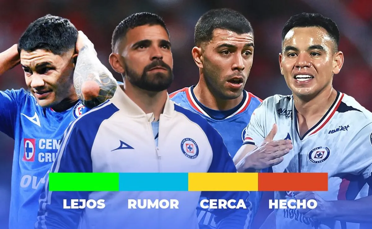 Semáforo bajas Cruz Azul: Erik Lira, Charly Rodríguez, Toro Fernández y ...