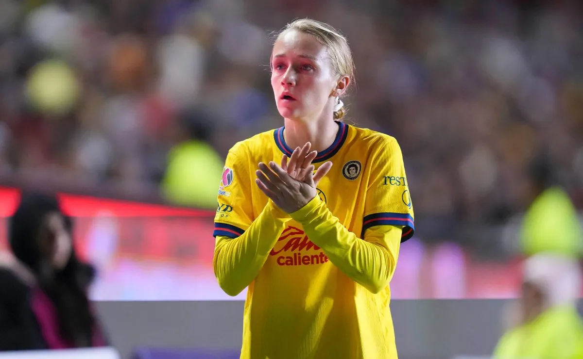 Sarah Luebbert y una noticia que le borró la sonrisa al América Femenil