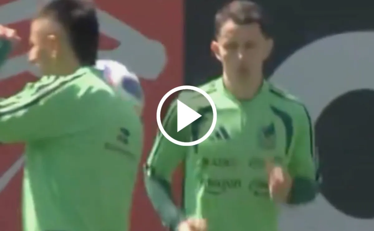 La magia de Fidalgo en la práctica antes del amistoso ante Portugal