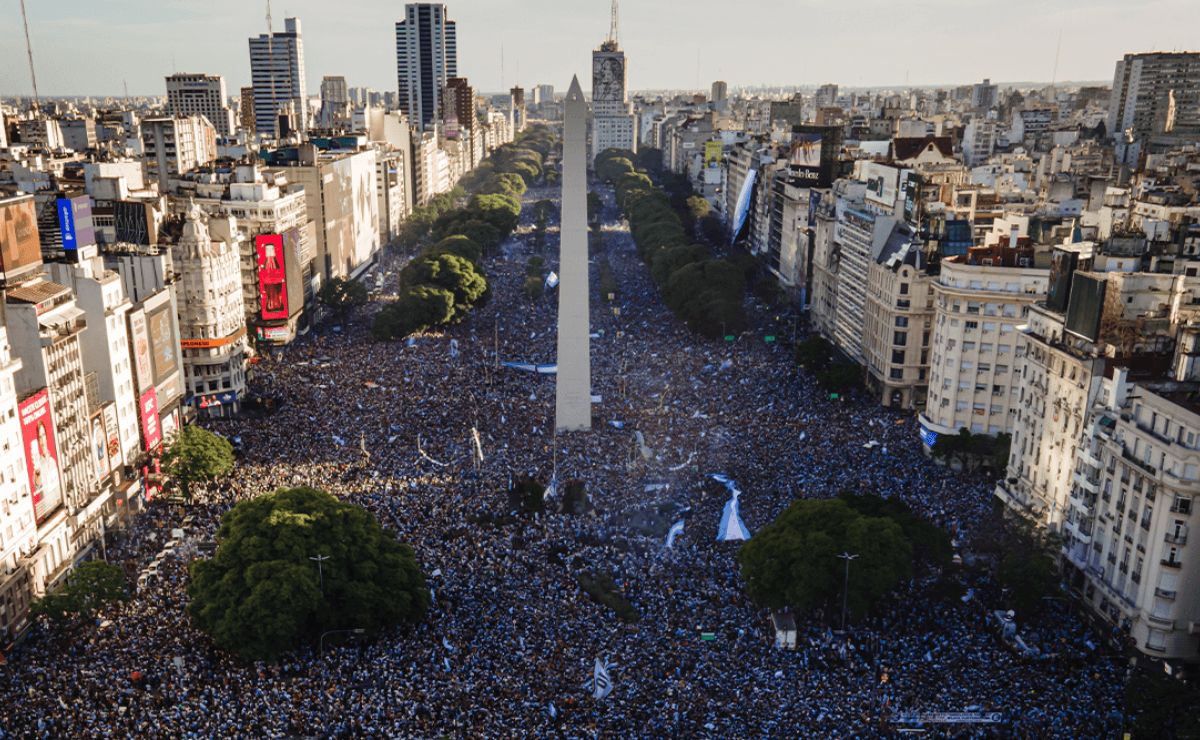 ¿Cuántas personas fueron al Obelisco a festejar el título mundial de la ...