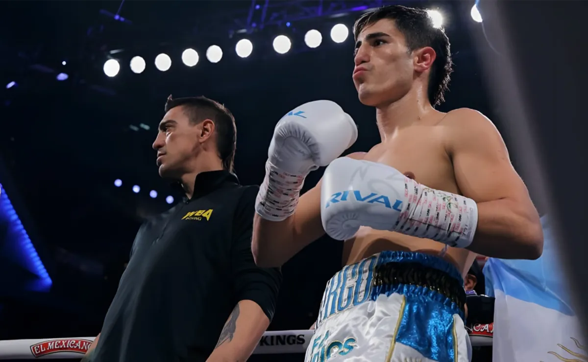 Mirco Cuello vs. Sergio Ríos, por el título mundial interino de peso ...