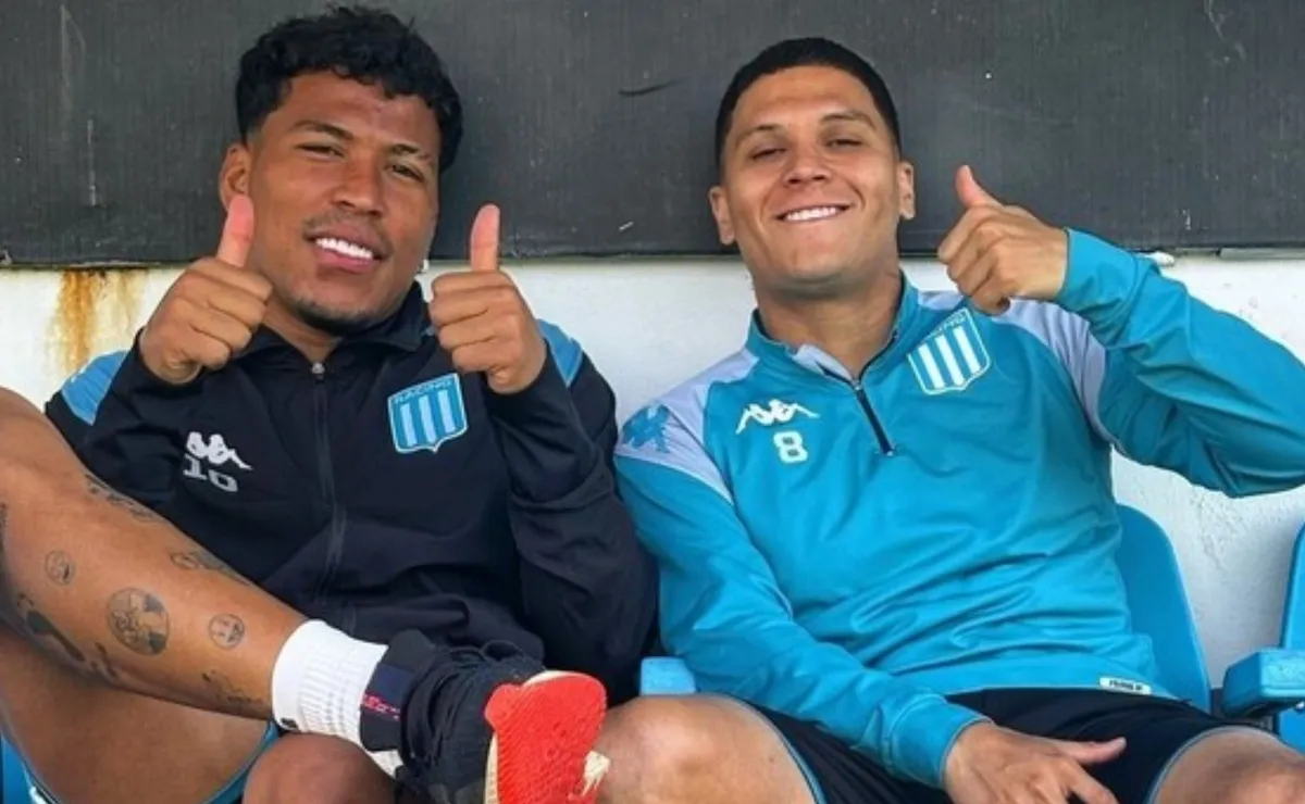 Roger Martínez, ilusionado con volver a Racing junto a Juanfer Quintero ...