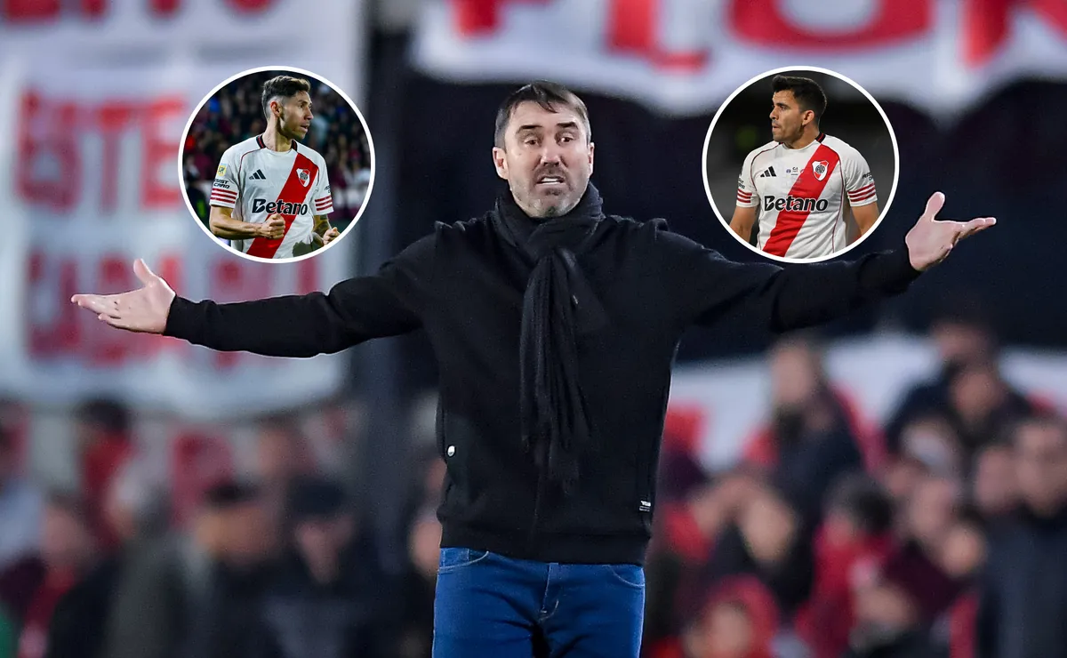 Eduardo Coudet tranquilizó a todo River con Marcos Acuña y Gonzalo Montiel