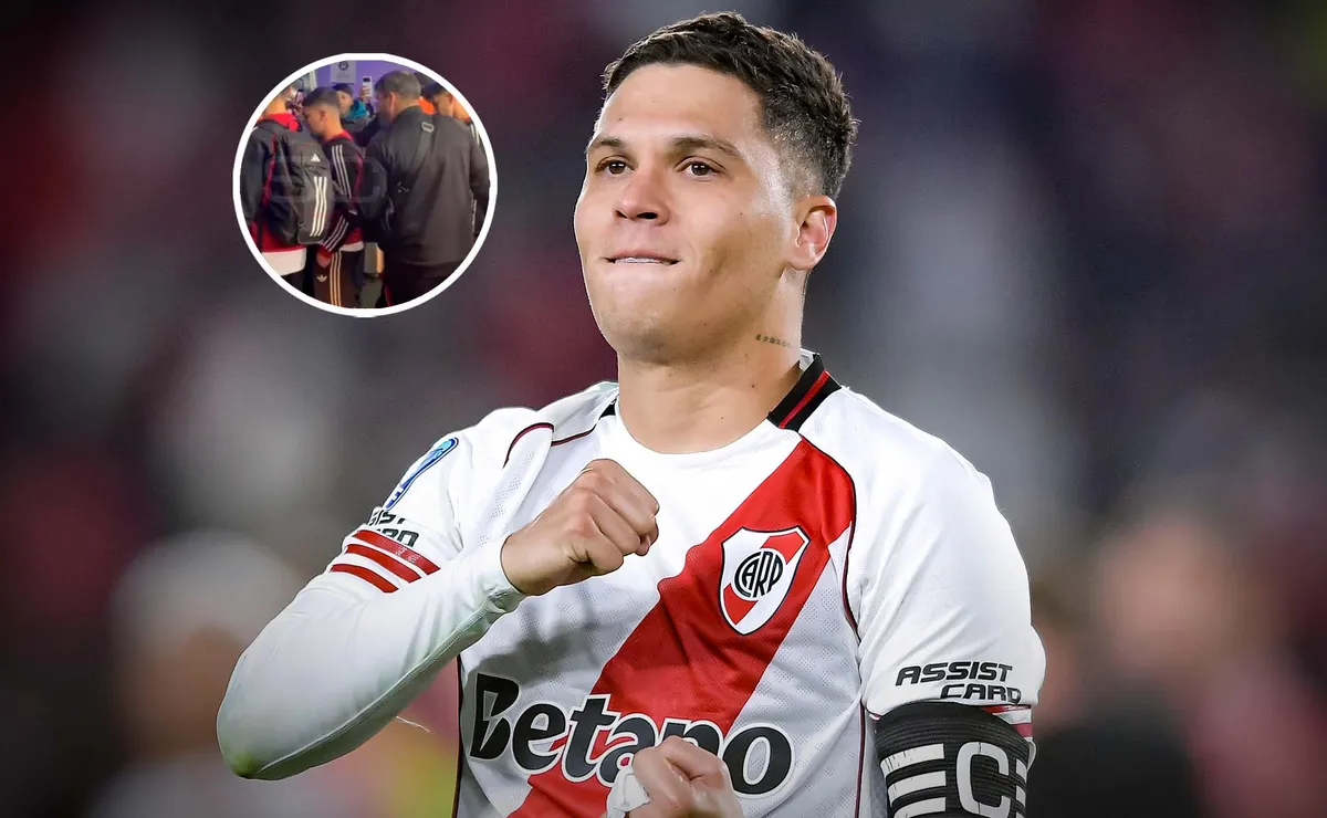Coudet separó a Juanfer Quintero tras cruzarse con un hincha de River ...