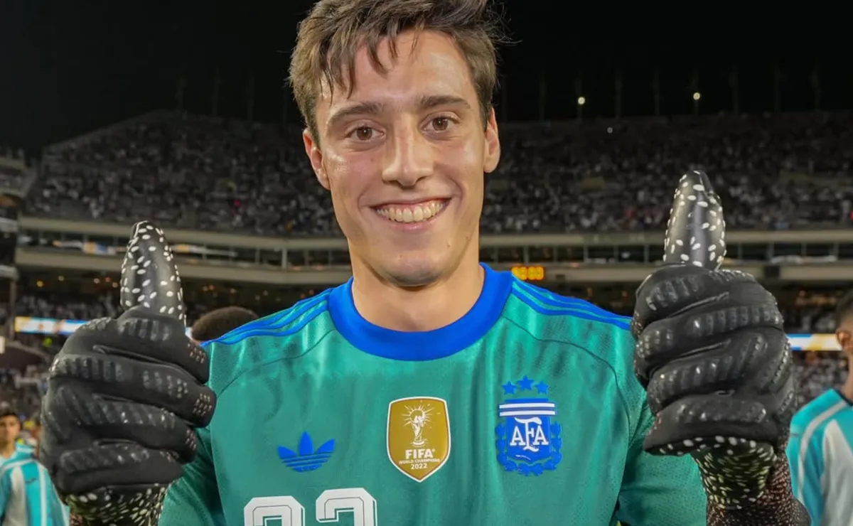 Emotivo debut de Santiago Beltrán en la Selección Argentina - Bolavip ...