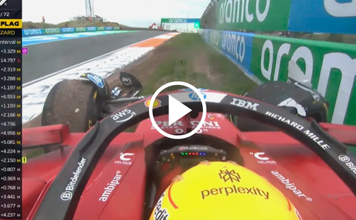 El accidente de Lewis Hamilton en el GP de Países Bajos - Bolavip Mexico