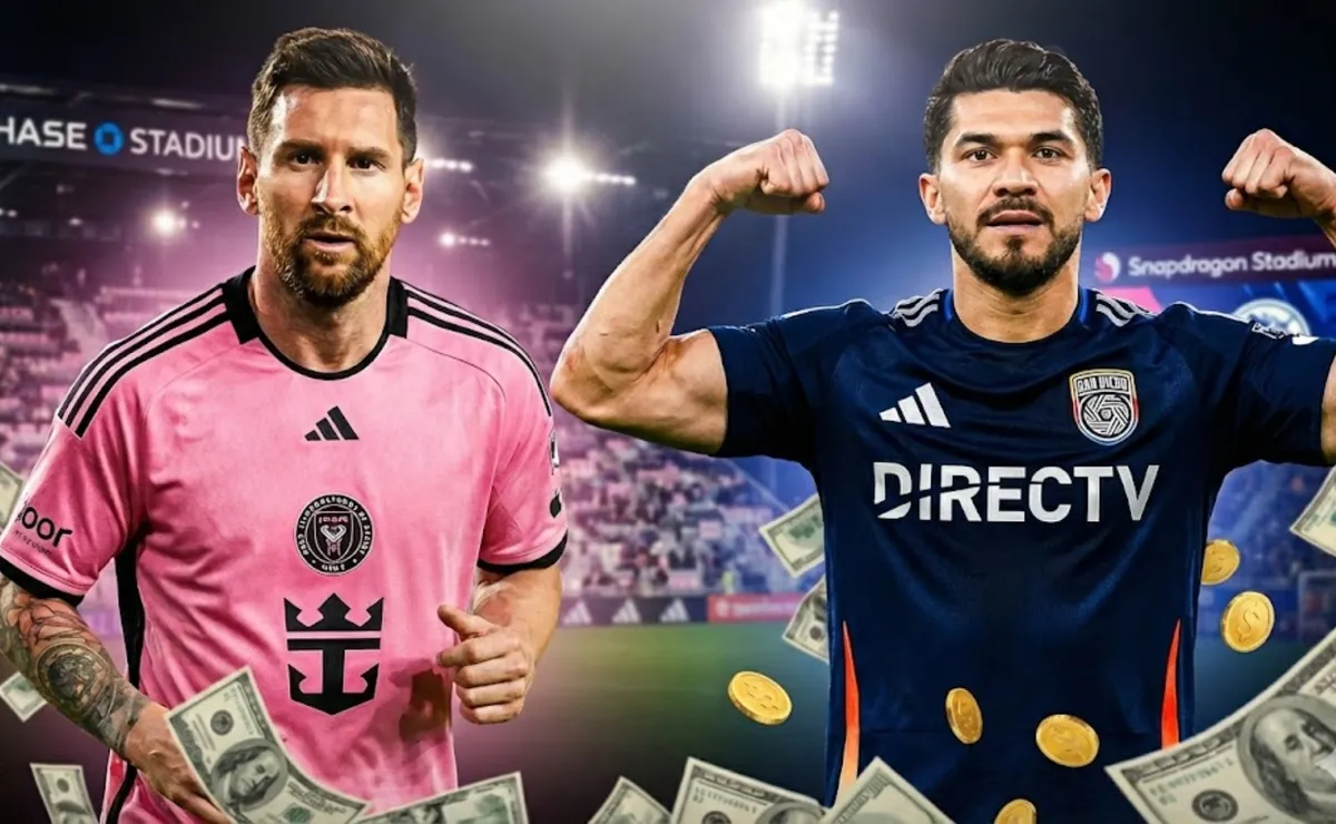 Salario de Messi en Inter Miami vs Henry Martin en San Diego FC