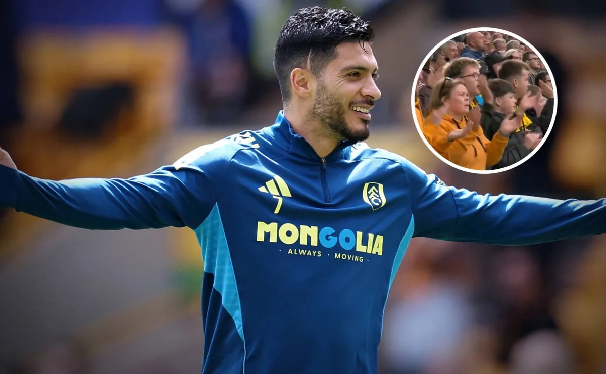 Raúl Jiménez recibió una gran ovación de la afición de Wolves
