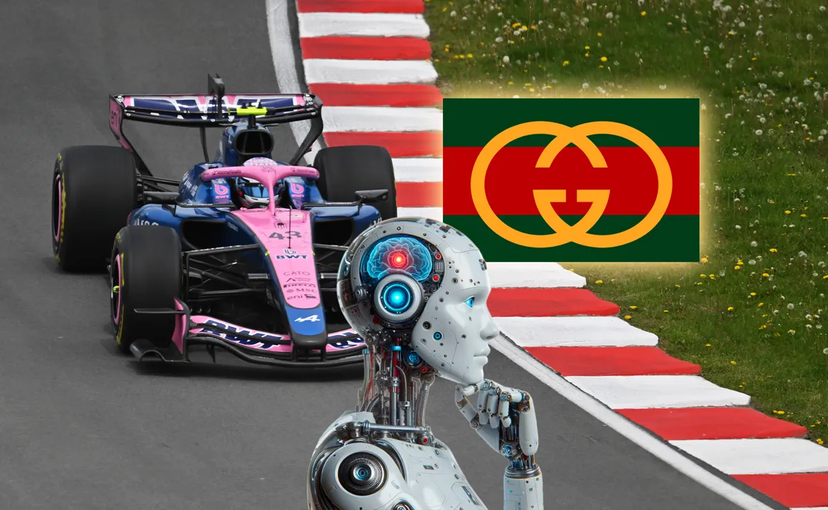 Así será el livery de Gucci Racing Alpine según la IA - Bolavip Mexico