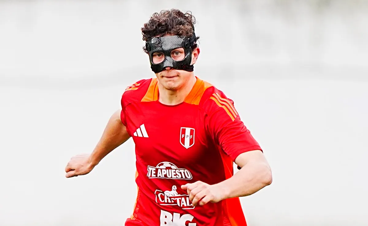 Por qué Fabio Gruber usa una máscara en la Selección Peruana ante Chile ...