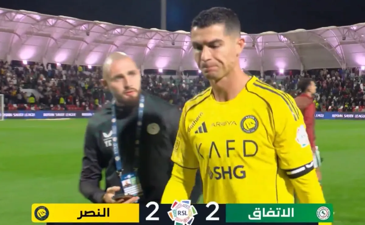 ¡Sufre Cristiano Ronaldo! Al Ettifaq terminó la racha de Al Nassr con ...