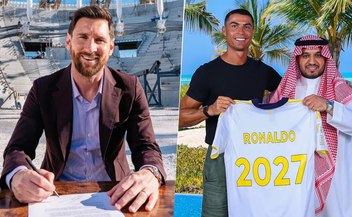 Las renovaciones que firmaron Lionel Messi y CR7 con Inter Miami y Al Nassr