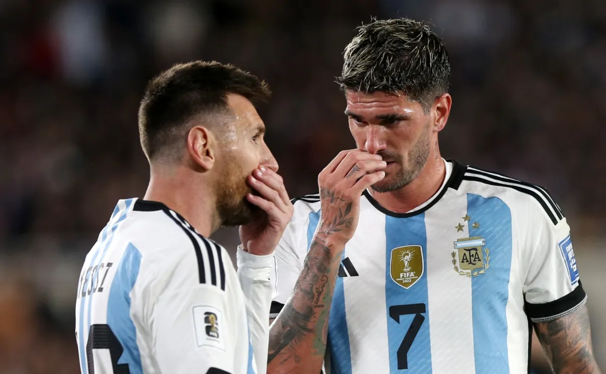 La primera publicación de Messi con De Paul luego de que el volante ...