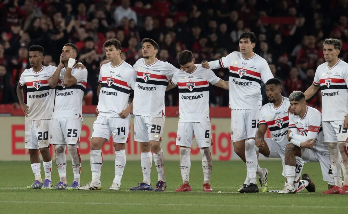 São Paulo cai na Copa do Brasil após derrota nos pênaltis