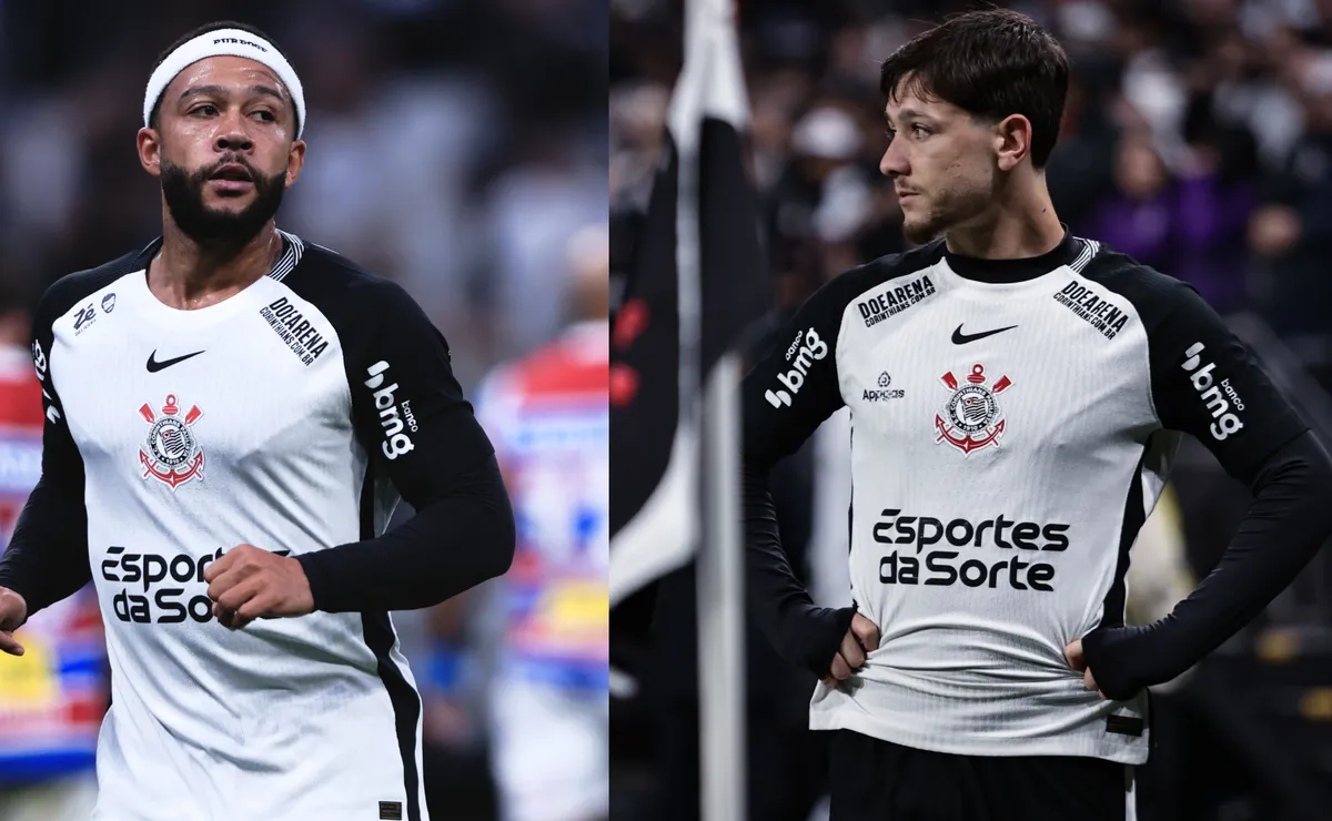 Memphis Depay está à frente de Garro em número de jogos no Corinthians