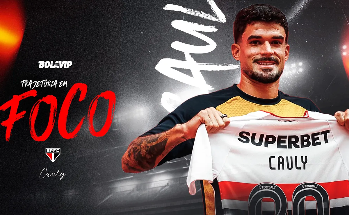 Cauly no São Paulo: trajetória, expectativa e criatividade no meio-campo